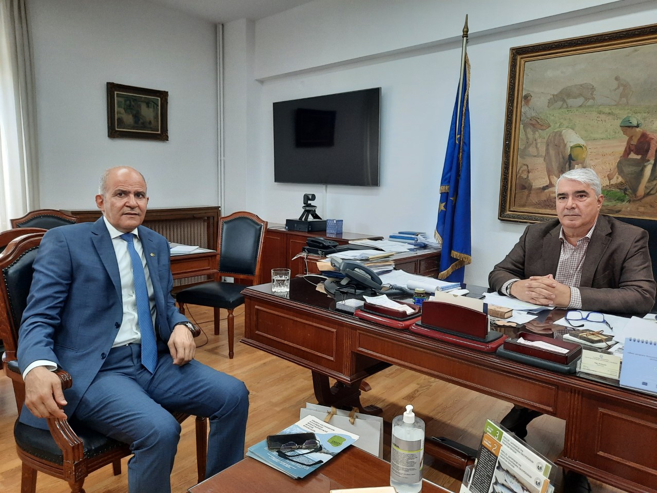 Συνάντηση Σίμου Κεδίκογλου με τον Πρέσβη του Βασιλείου Σαουδικής ...