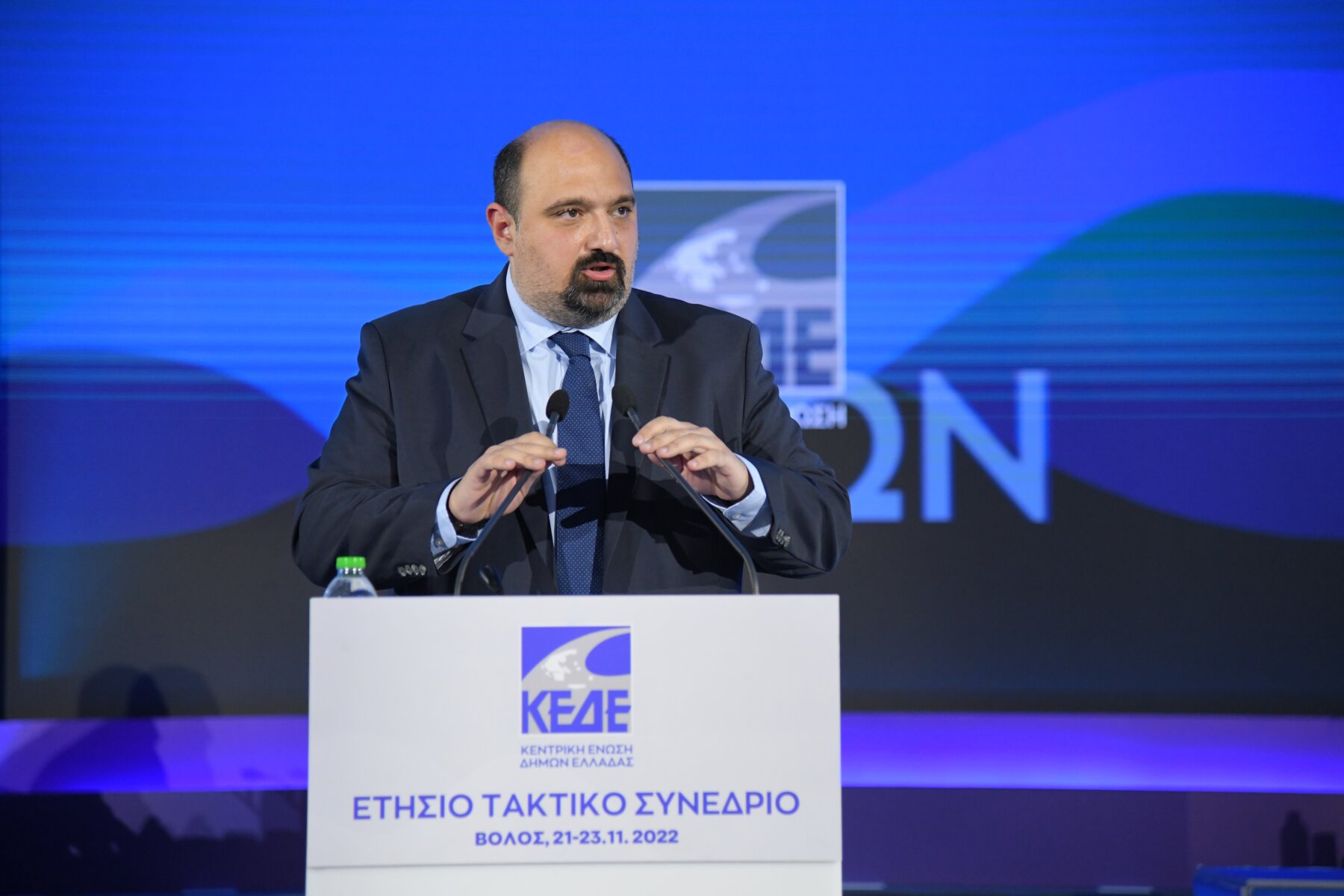 Χαιρετισμός Χρ. Τριαντόπουλου στο συνέδριο της ΚΕΔΕ στον Βόλο: Στενή ...