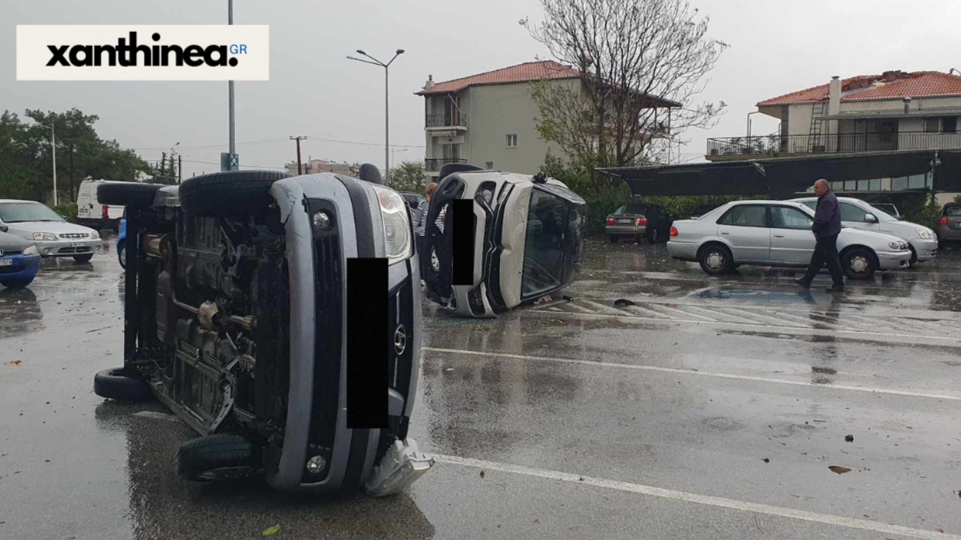 Εικόνες βιβλικής καταστροφής σε Ξάνθη και Χαλκιδική - Ανεμοστρόβιλος ...